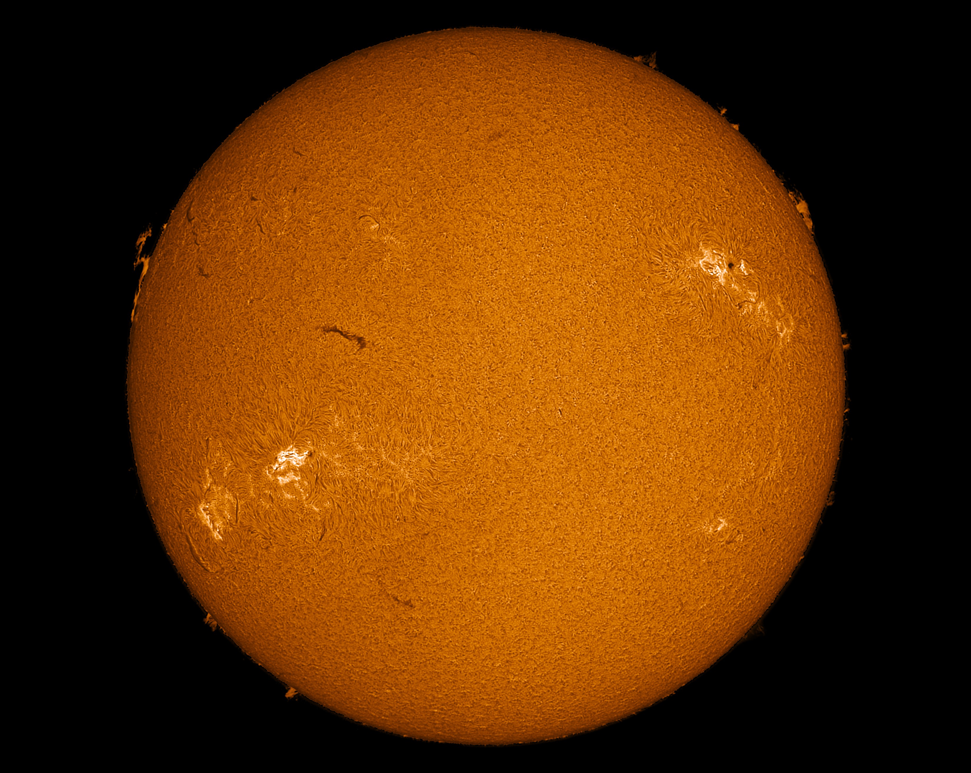 First post: Mosaic of sun from April 22 - Solar Observing and Imaging ...